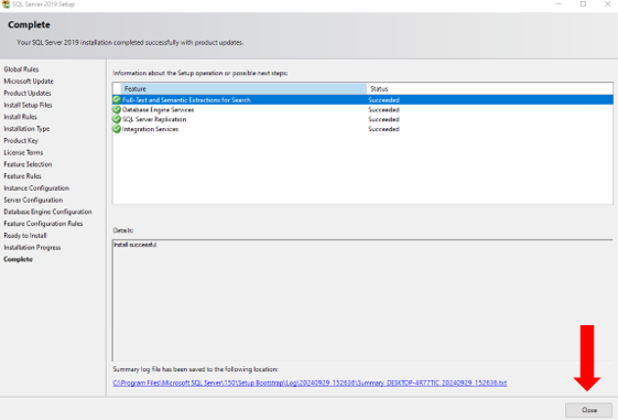 Práctica 1. Instalación y configuración de SQL Server | SQL_SERV